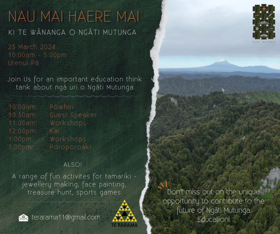 Whiria Te Mātauranga | Te Rūnanga o Ngāti Mutunga